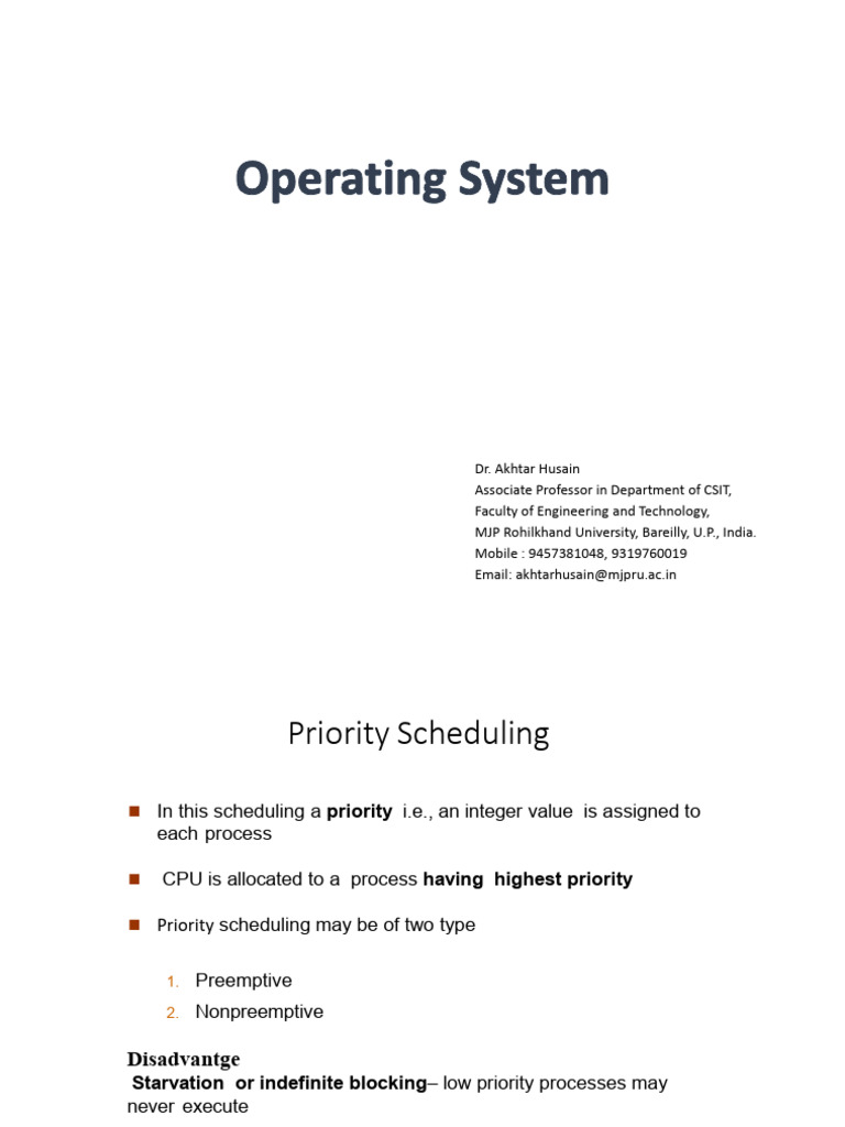 4 Cpu Scheduling Priority Schedung And Rr Scheduling Pdf Scheduling Computing Computer