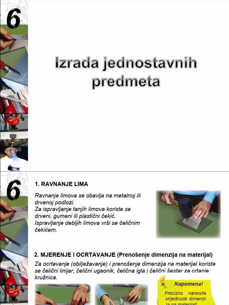 Izrada Jednostavnih Predmeta | PDF