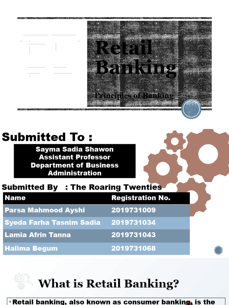 Overview of Retail Banking in Bangladesh | PDF | Banks | Retail