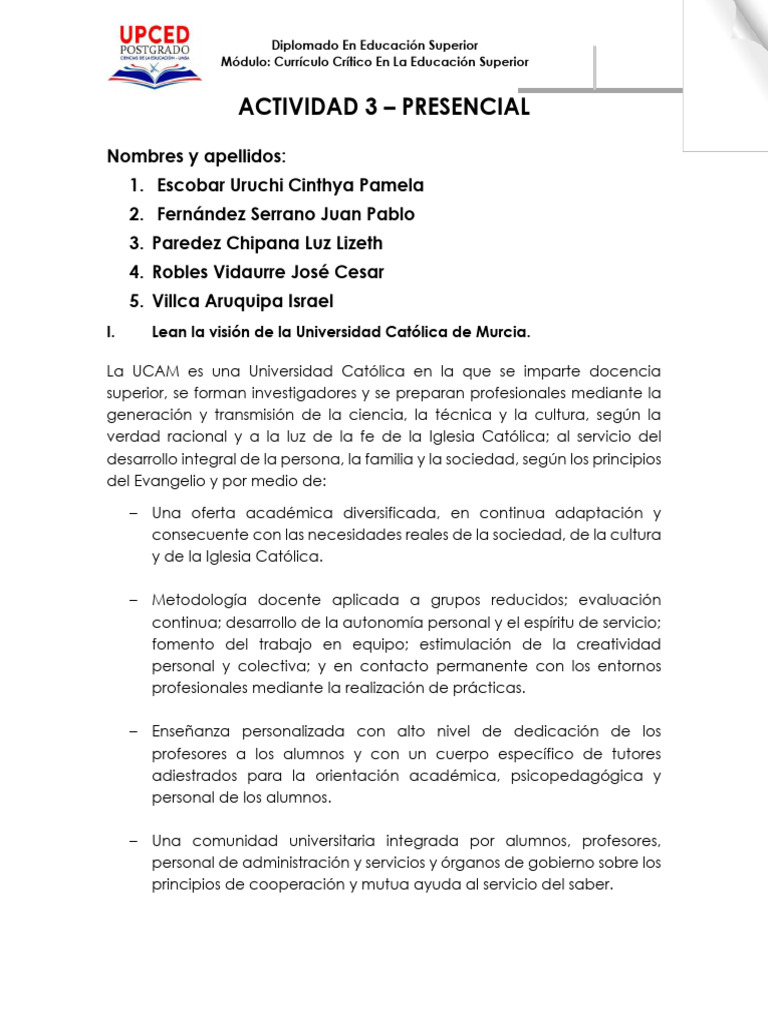 Actividad Grupal 3 - Fundamentos Del Currículo | Descargar gratis PDF ...