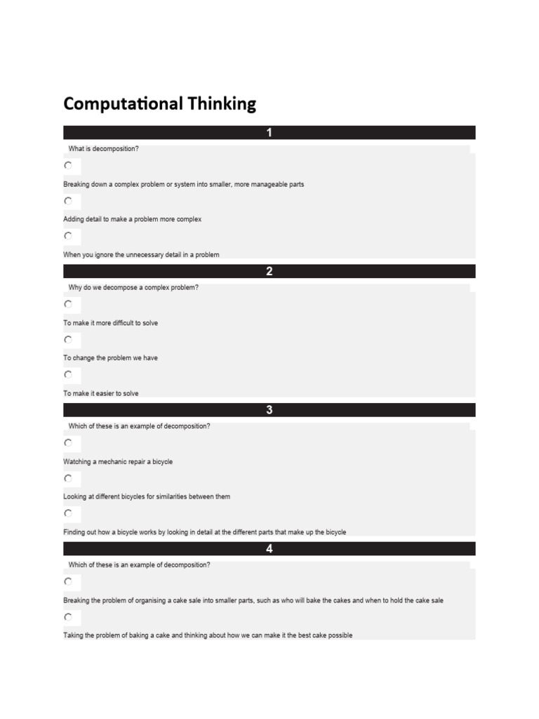 Computational Thinking | Download Free PDF | Applied Mathematics | Computing