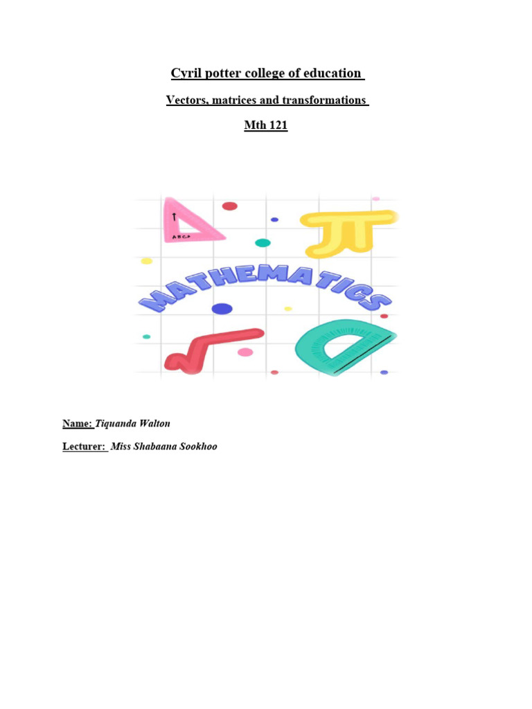 Mathematics | PDF | Matrix (Mathematics) | Mathematics Mathematics | PDF | Matrix (Mathematics) | Mathematics