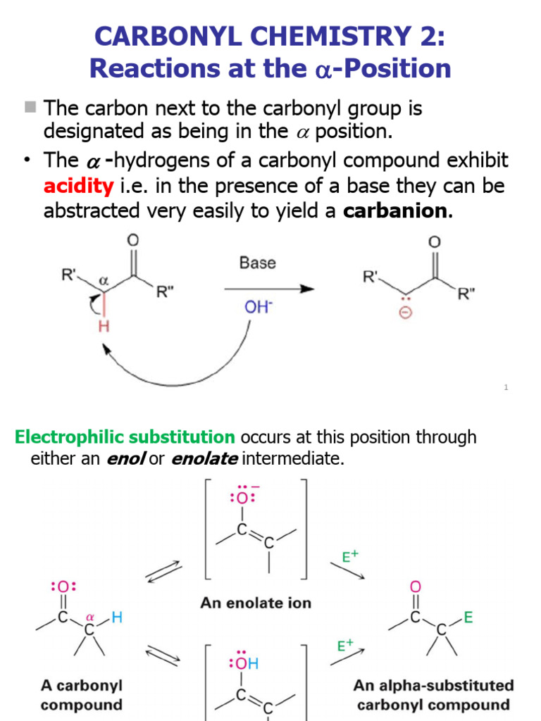 (Topic 2) Carbonyl Chemistry 2 2022 | PDF | Ester | Acid