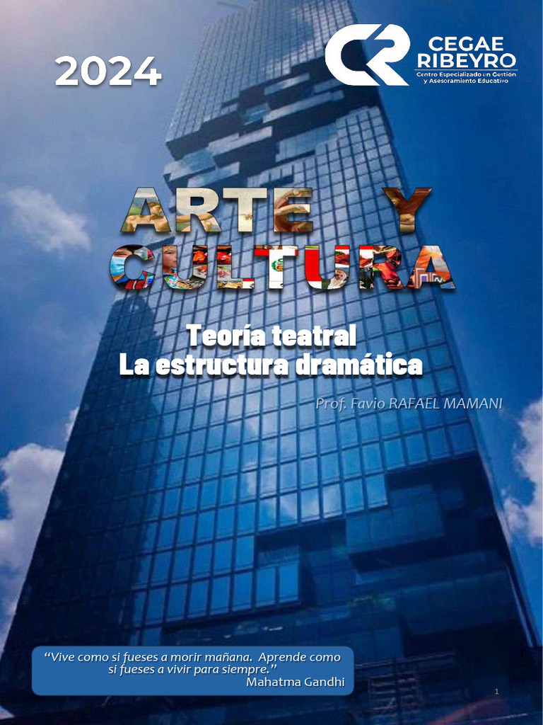 S3 T Teoría Teatral La Estructura Dramática Pdf Teatro Canciones