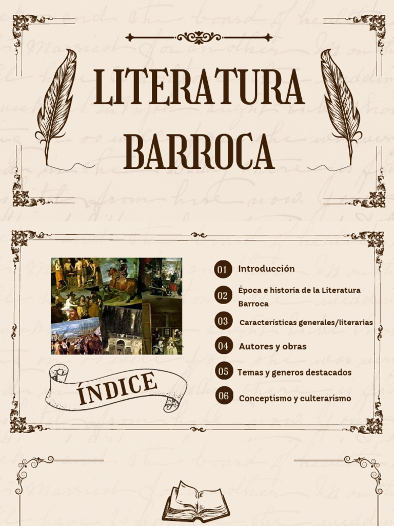 Presentación de La Literatura Barroca | PDF | Barroco | Pintura de paisaje