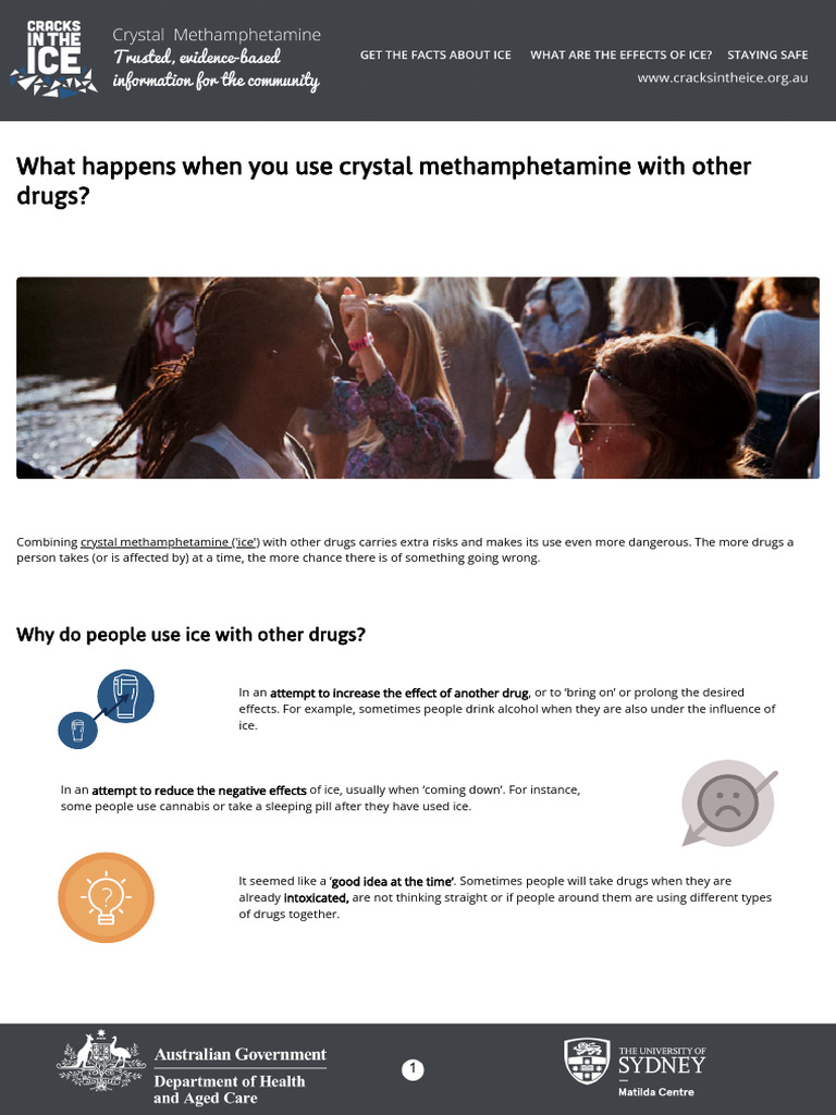 Using Ice With Other Drugs | PDF | Antidepressant | Stimulant