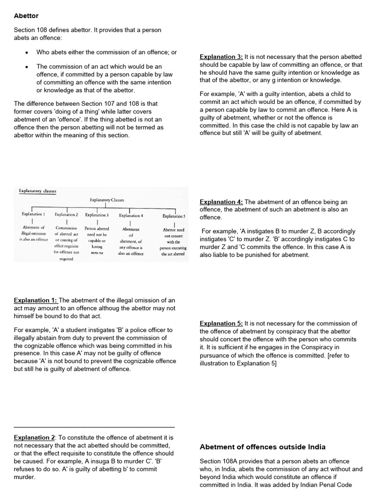 Abetment | PDF | Aiding And Abetting | Crimes
