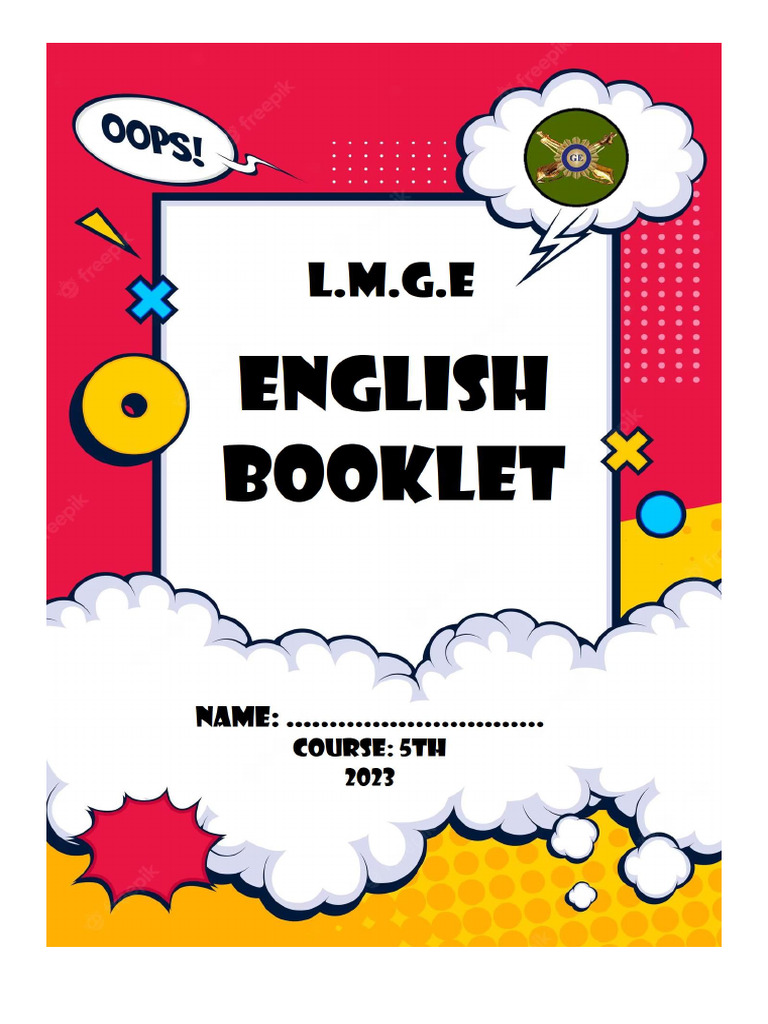 Ingles - English Booklet 5to Grado 2023 | PDF