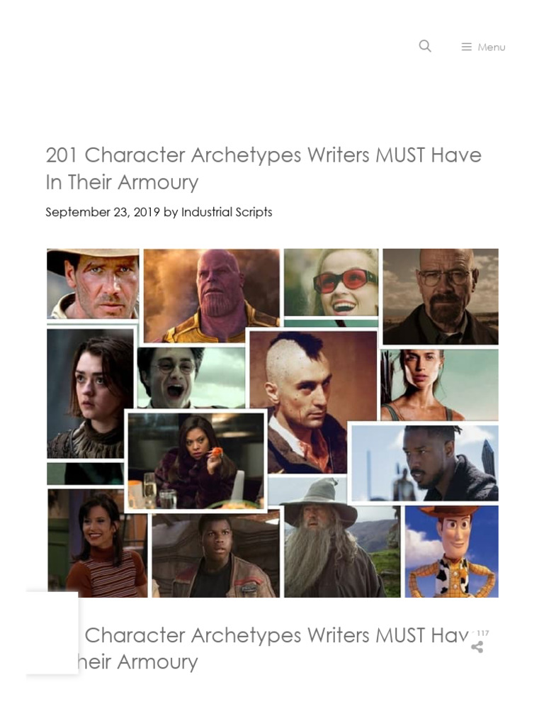 Essential Character Archetypes for Writers | PDF | Hero | Screenplay