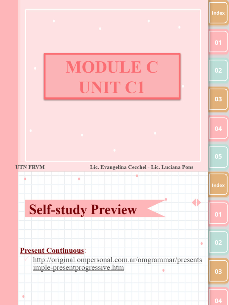 c1 Present Continuous - Present Simple Vs Present Continuous | PDF ...