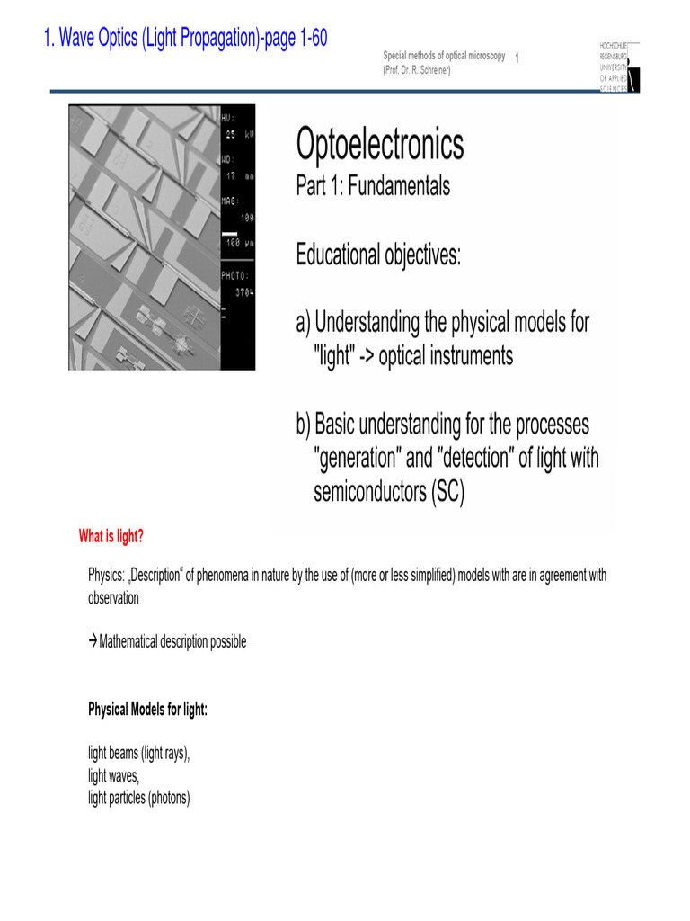 Comb Optoelectronics | Download Free PDF | Optics | Angular Resolution
