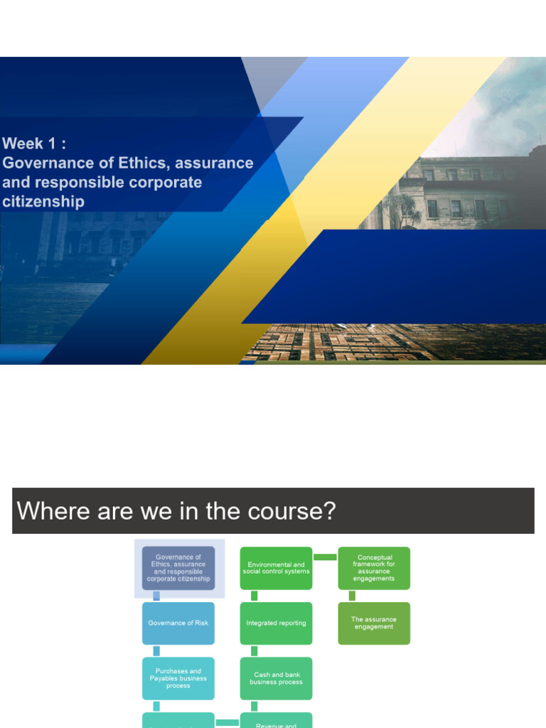 Week 1 - Final Slides With Sln-1 | PDF | Governance | Corporate Governance