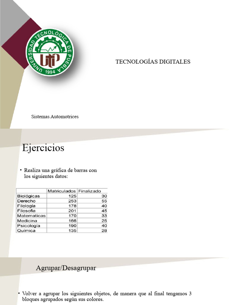 Ejercicios PowerPoint | PDF | Animación | Hipervínculo