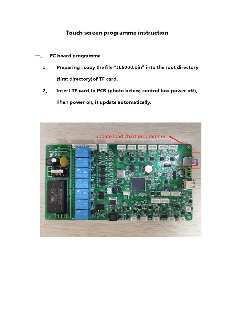 Touch Display - Programme Update Instruction | PDF | Computers ...