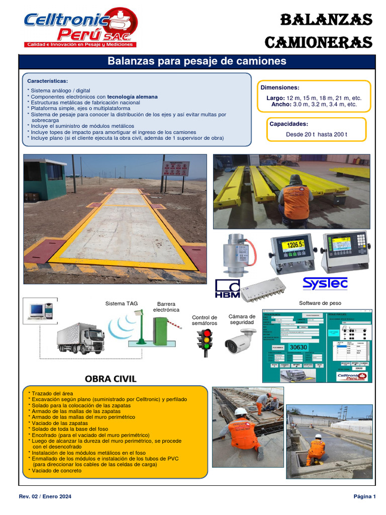 Balanza de Camiones | PDF