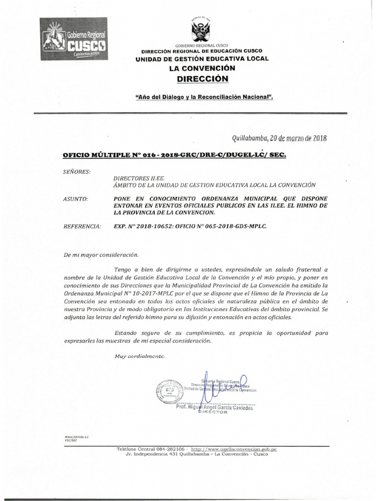 Ejemplo Oficio | PDF