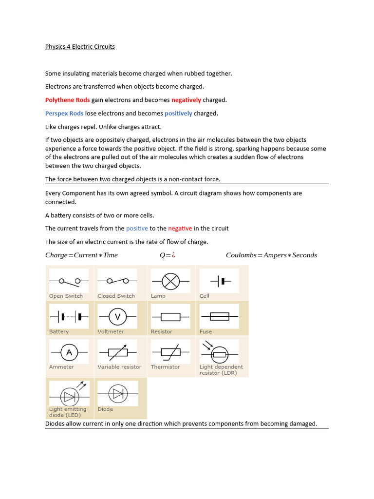 P4 Electric Circuits | PDF | Electrical Resistance And Conductance | Voltage