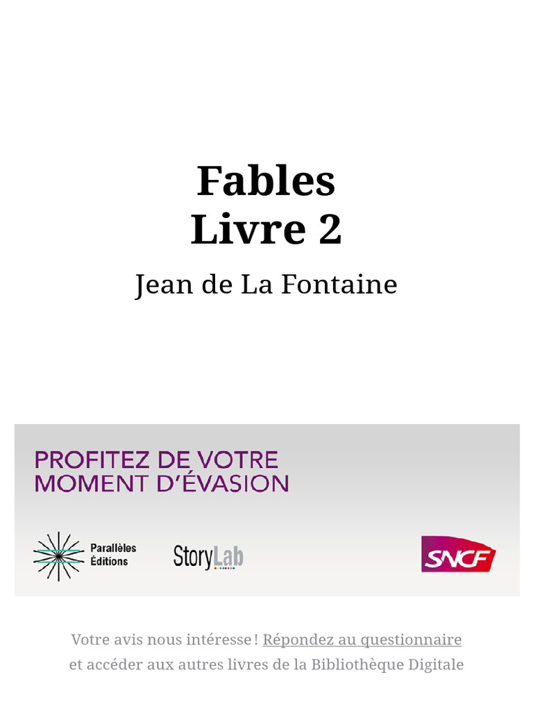 Fables 2 | PDF | Fable | Lion