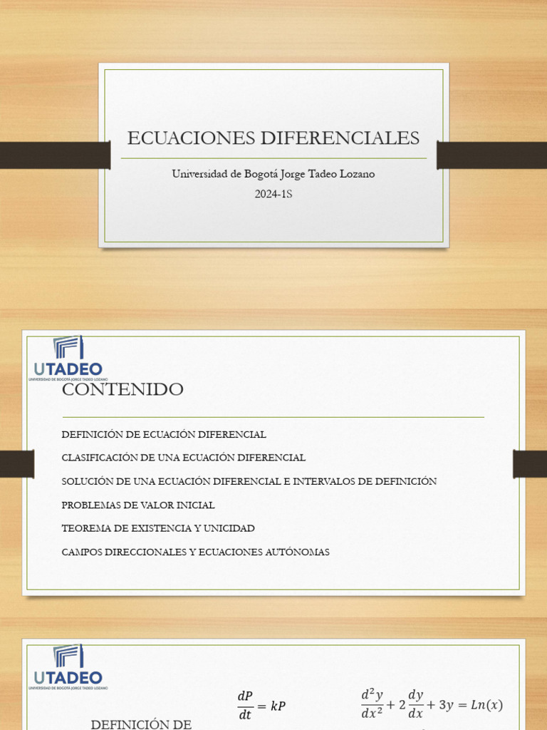 Introducción A Las Ecuaciones Diferenciales | PDF | Ecuaciones | Ecuaciones diferenciales