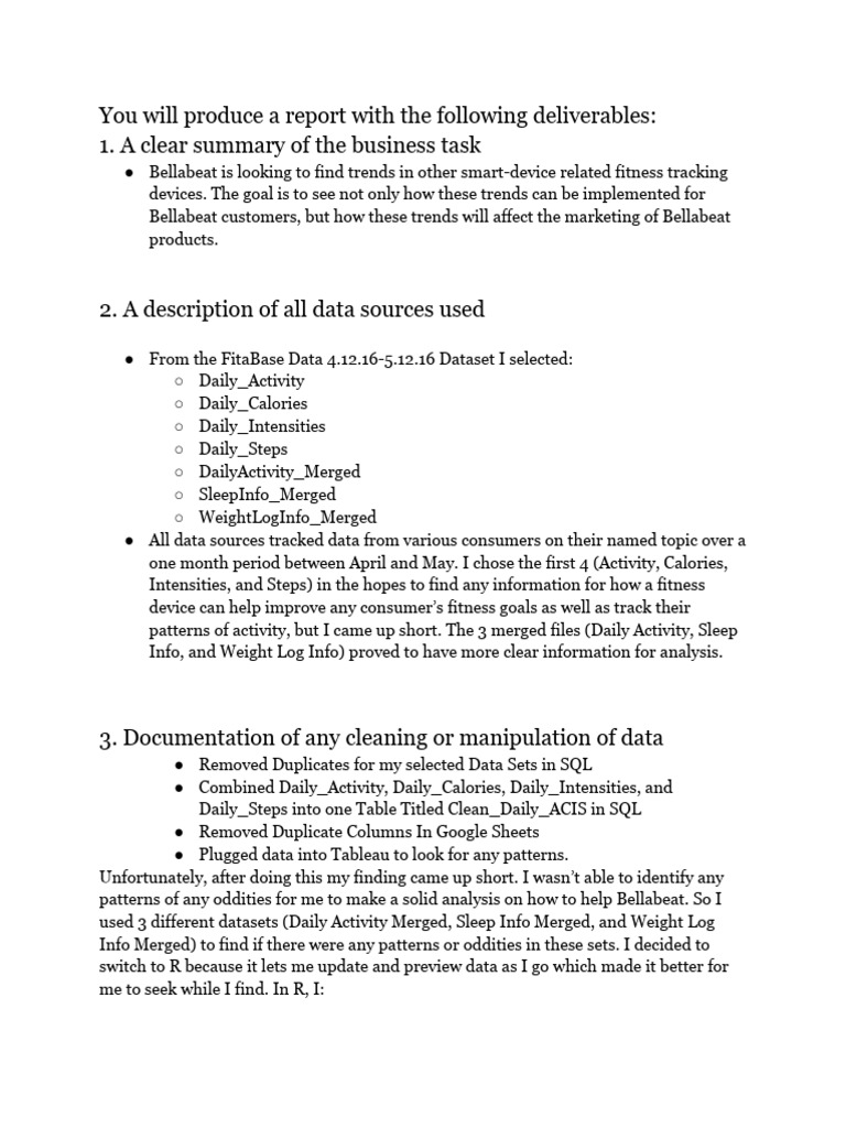 Bellabeat Data | PDF | Sleep | Computing