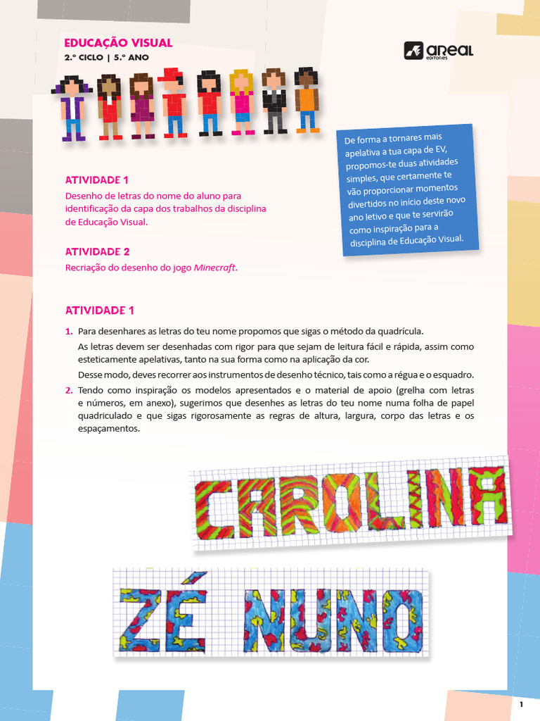 Aeev5 2ceb Atividade Letras | PDF