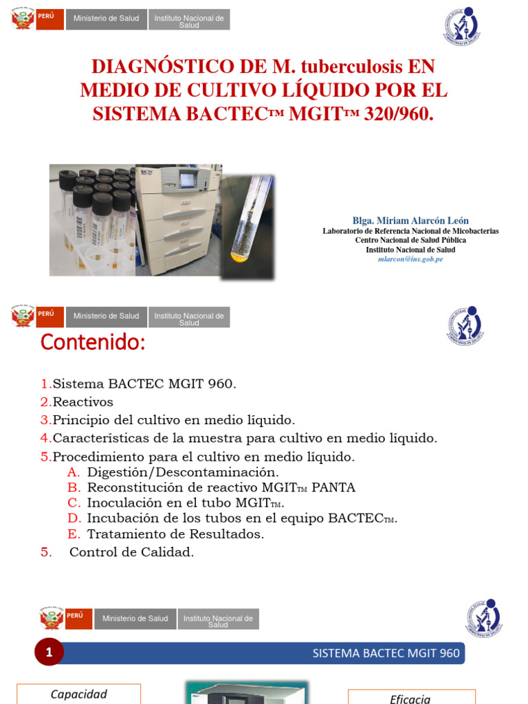 Aislamiento de CMTB en Medio Liquido Mgit | PDF | Hidróxido de sodio ...