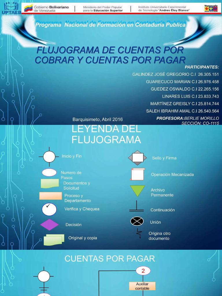 Flujograma de Cuentas Por Cobrar y Pagar | PDF