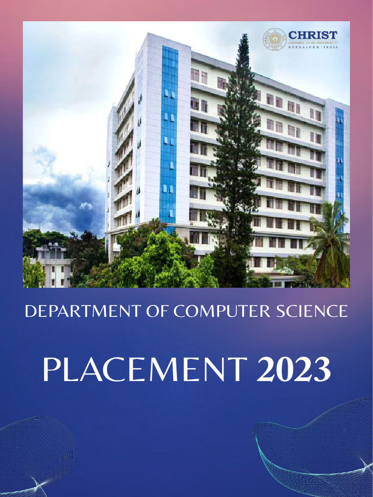 MCA Placement Brochure 2022-2023 | PDF | Computing | Information Technology