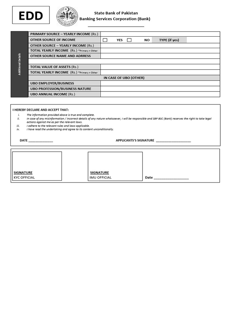 Edd Form | PDF