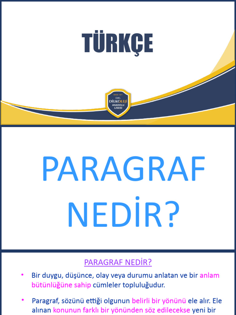 Paragraf Anlam | PDF