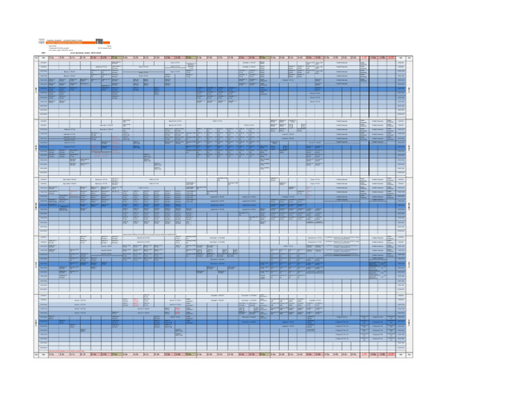 Orari Mesimor Sem2 ARK URB DIZ JAVA 02 6035 | PDF