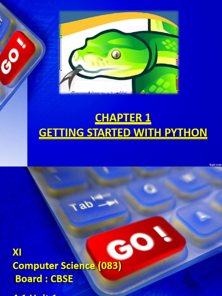 SodaPDF Converted 11 Unit1chapter1gettingstartedwithpython 180823042426 | PDF | Python ...