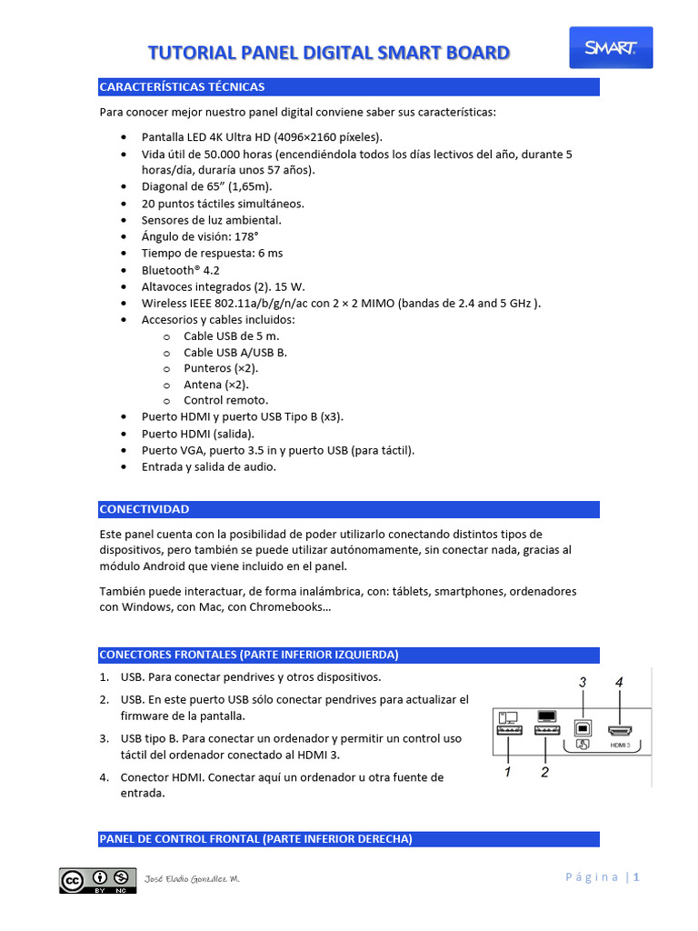 Panel Digital Smart Tech | PDF | USB | Punto de acceso inalámbrico