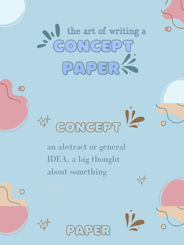 The Art of Writing A Concept Paper | PDF | Hypothesis | Concept