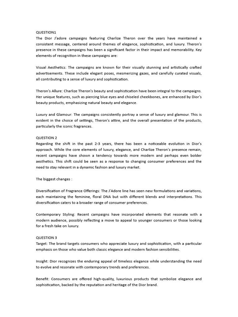 DIOR | PDF | Brand | Fashion