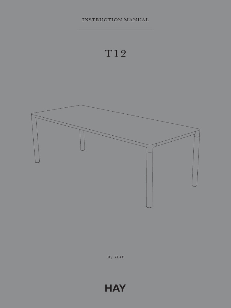 Instruction-Manual t12 All All | PDF | Screw | Industrial Processes