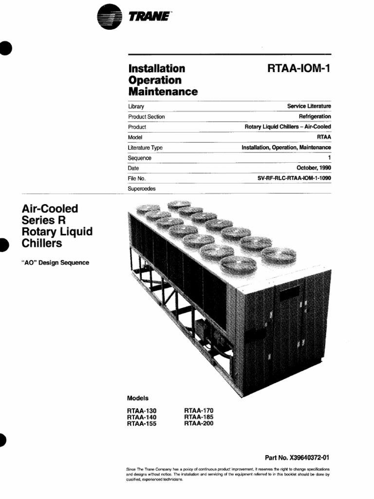 Rtaa Iom 1 | PDF | Valve | Home Appliance
