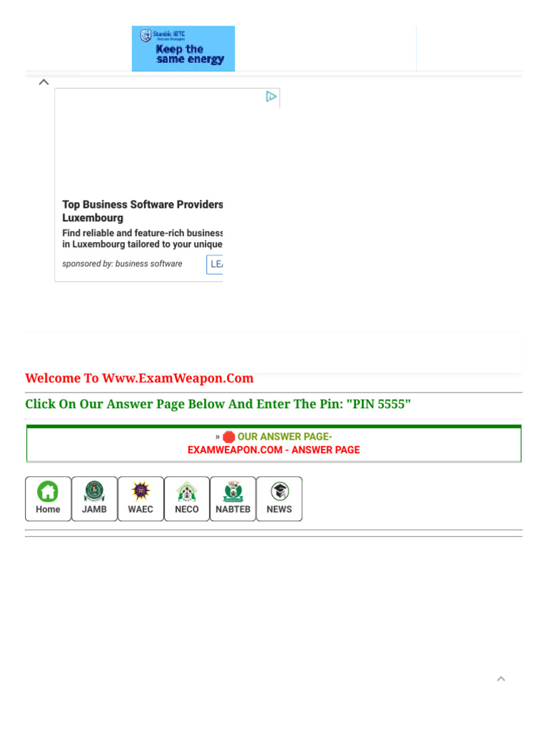 Jss2 Second Term Computer Studies Past Questions and Answers | PDF