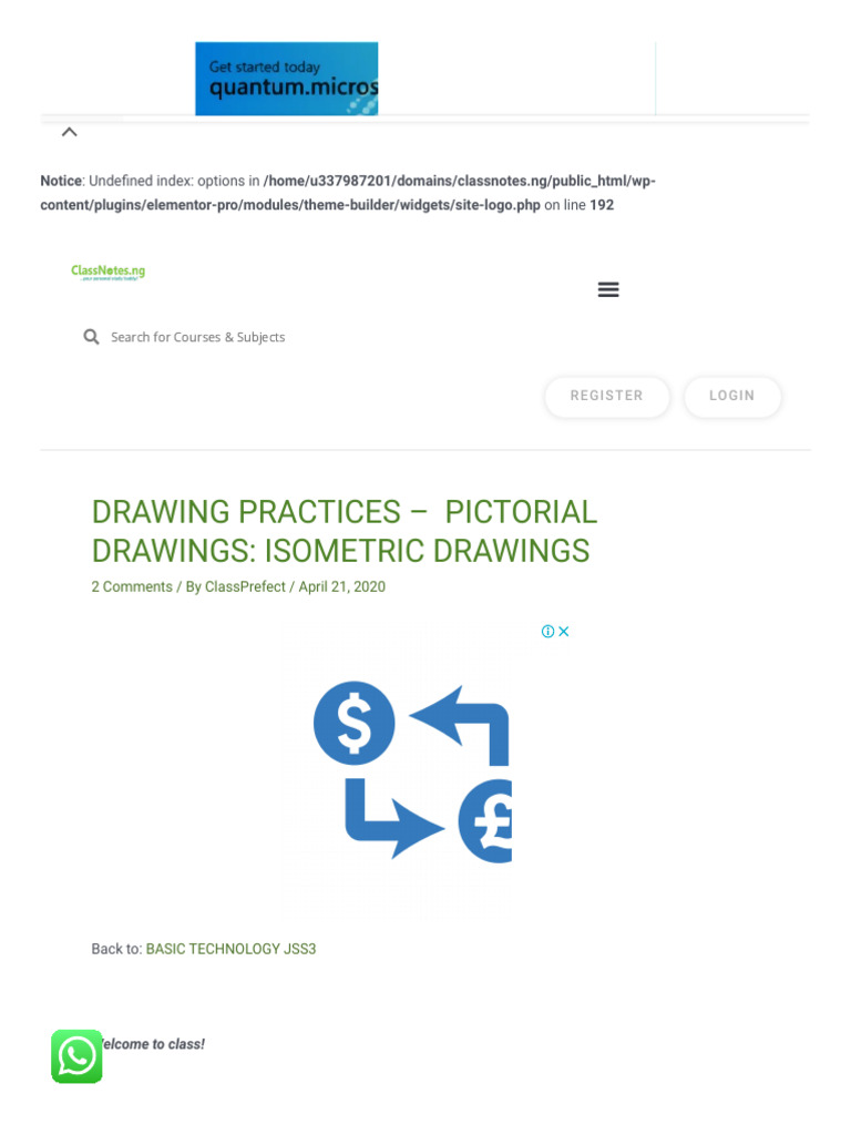 Steps Involved in Isometric Drawing | PDF