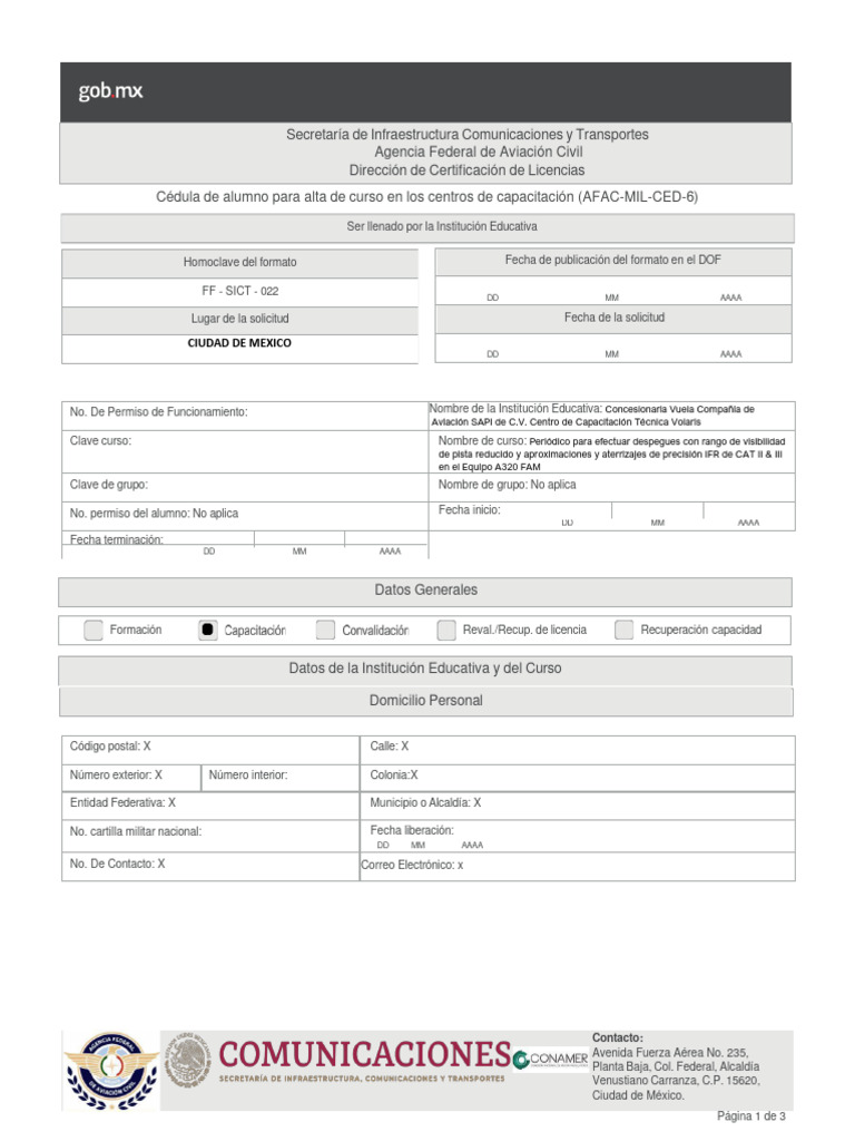 Ciudad de Mexico: DD MM Aaaa | PDF