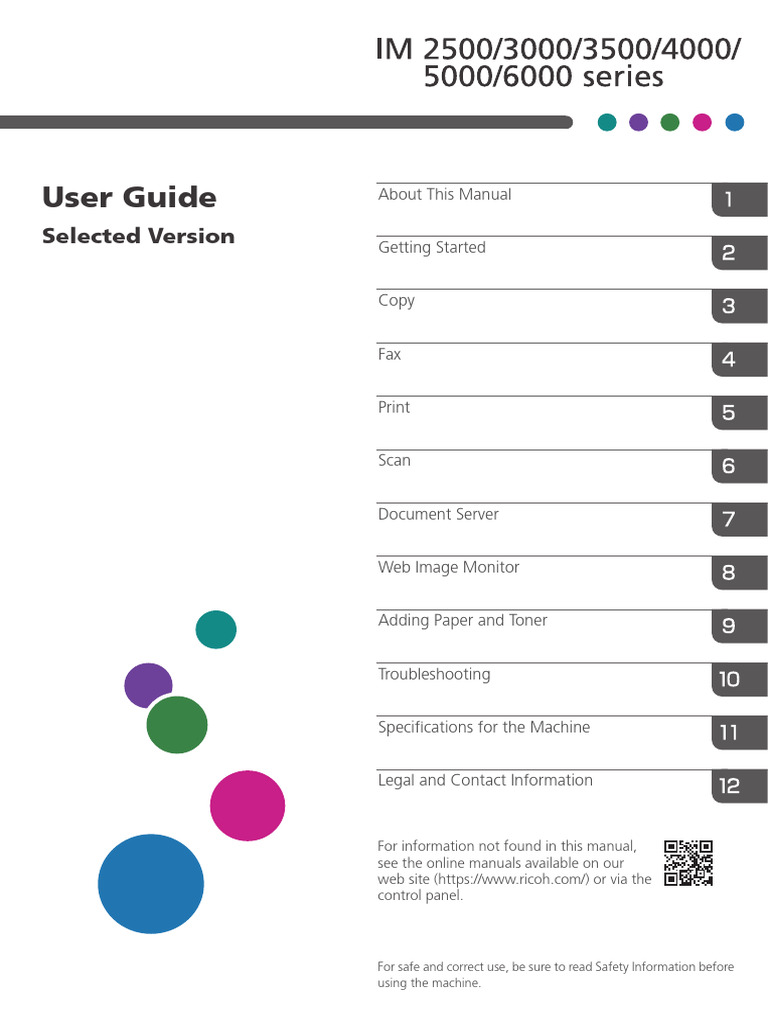 Ricoh Im 2500 User Guide Pdf Image Scanner Fax