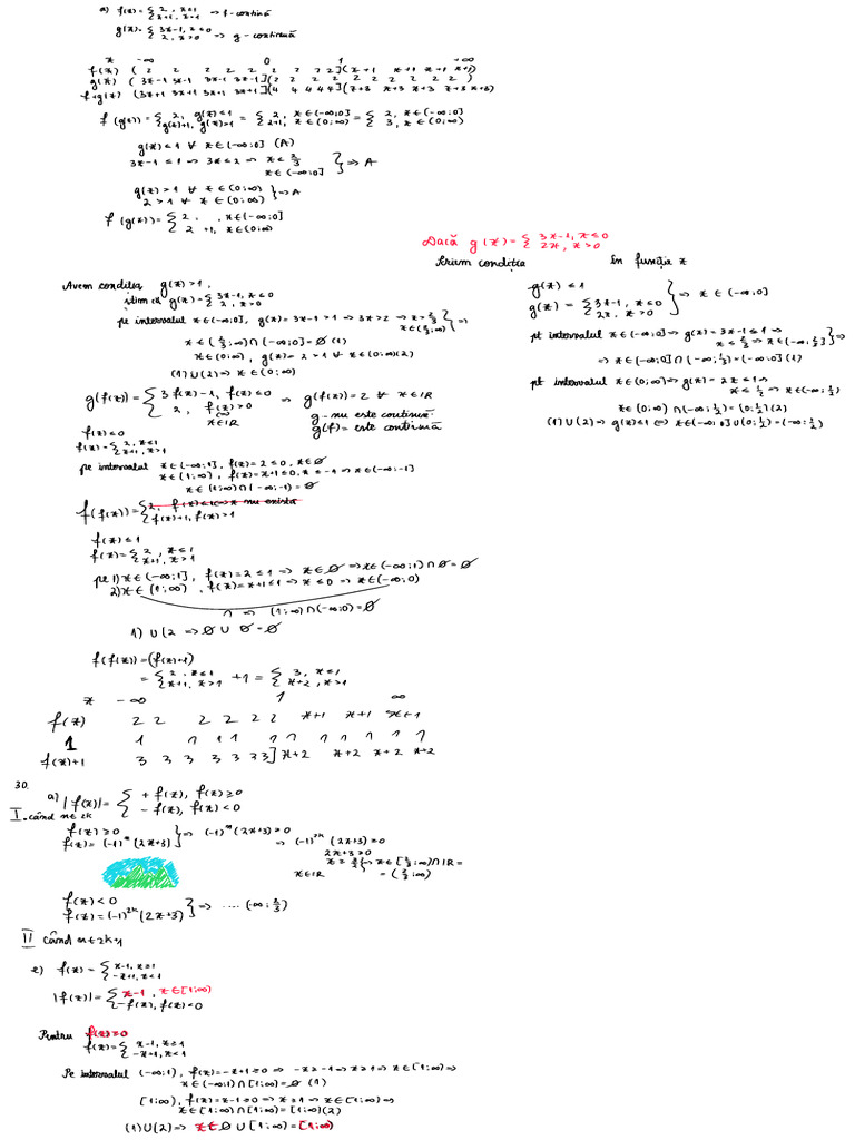 Mathematical Functions and Continuity Analysis | PDF