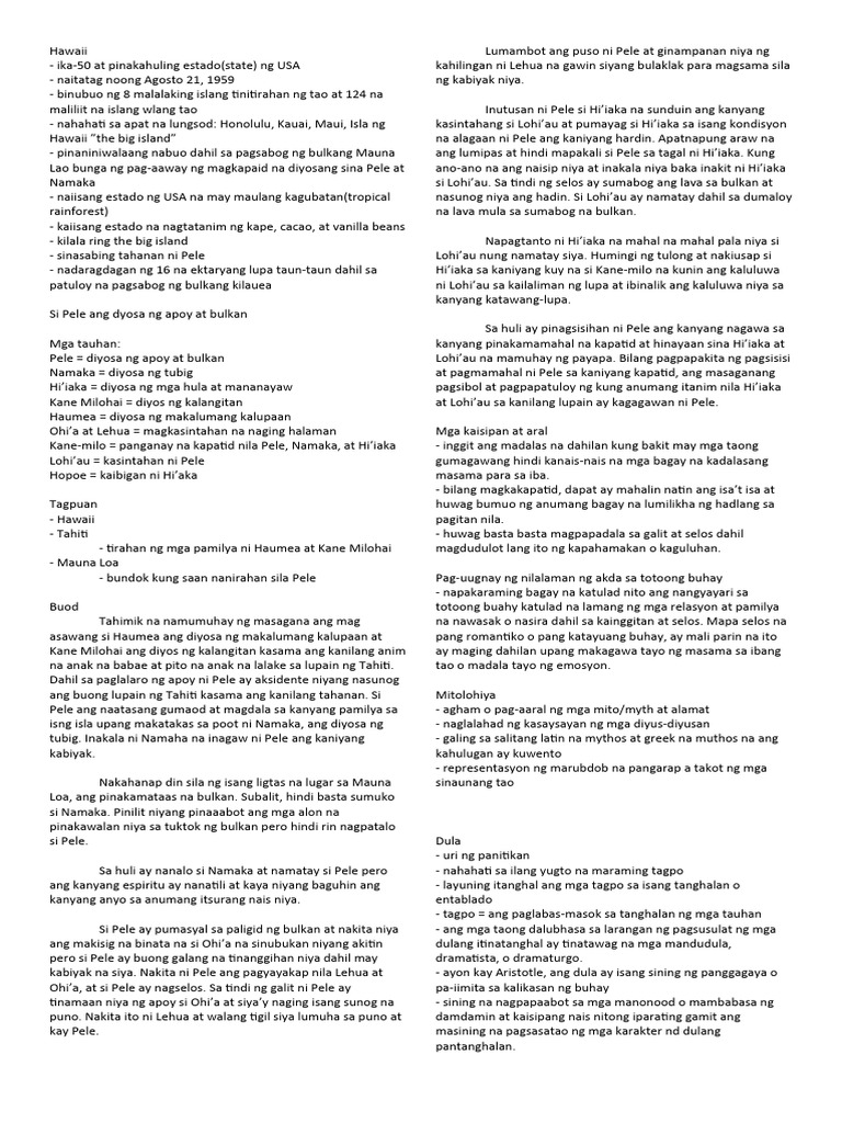 2Q Filipino Reviewer | PDF