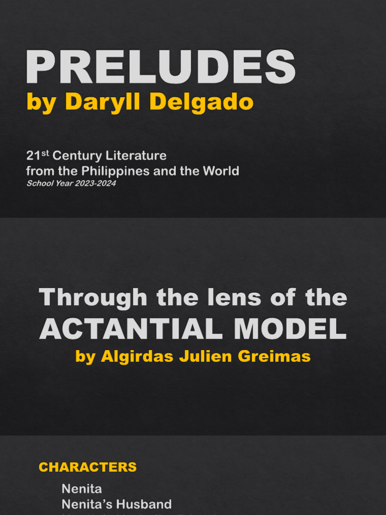 Preludes by Daryll Delgado | PDF