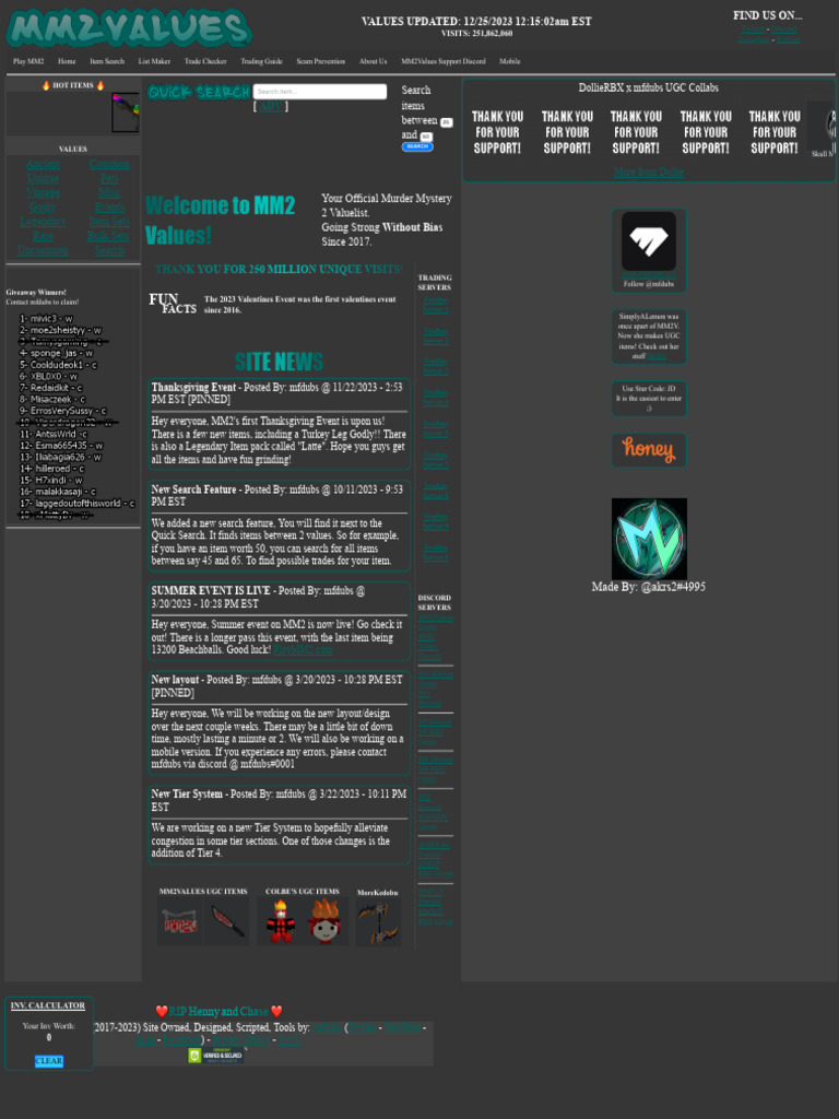 MM2 Valuues | PDF | Internet | Cyberspace