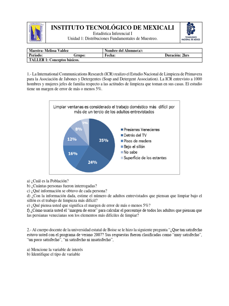 TALLER 1 - U1 - Conceptos Basico - ITM | PDF