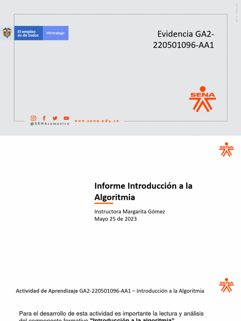 Introducción a la Algoritmia | PDF | Algoritmos | Lenguaje de programación