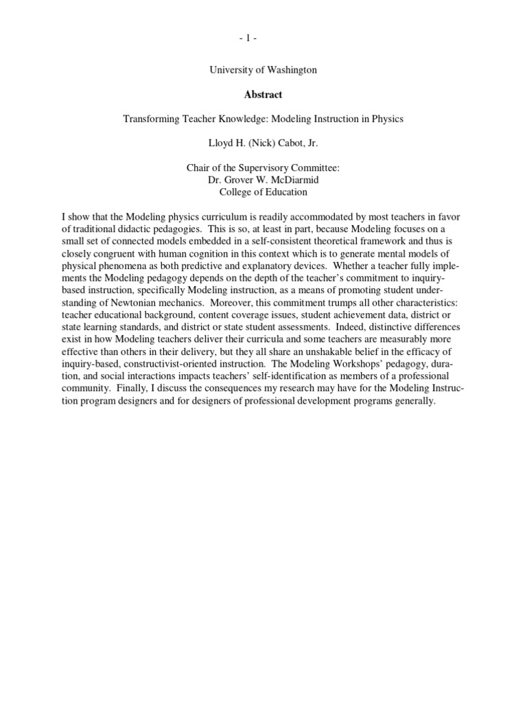 Transforming TCHR Knowledge 08 | PDF | Pedagogy | Conceptual Model