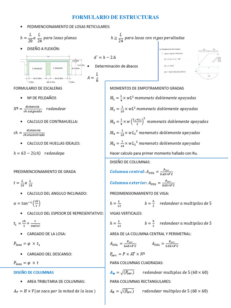 Guía de Diseño Estructural y Cálculos | PDF | Ingeniería estructural ...