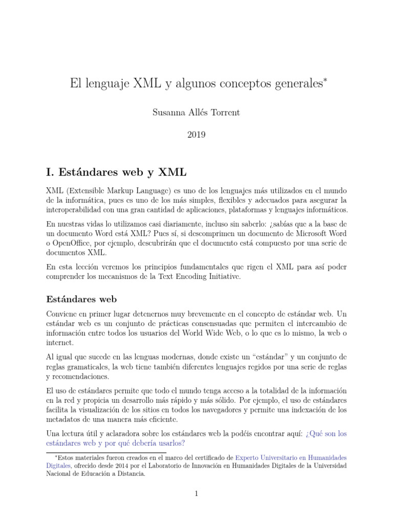 L2 XML | PDF | Xml | HTML